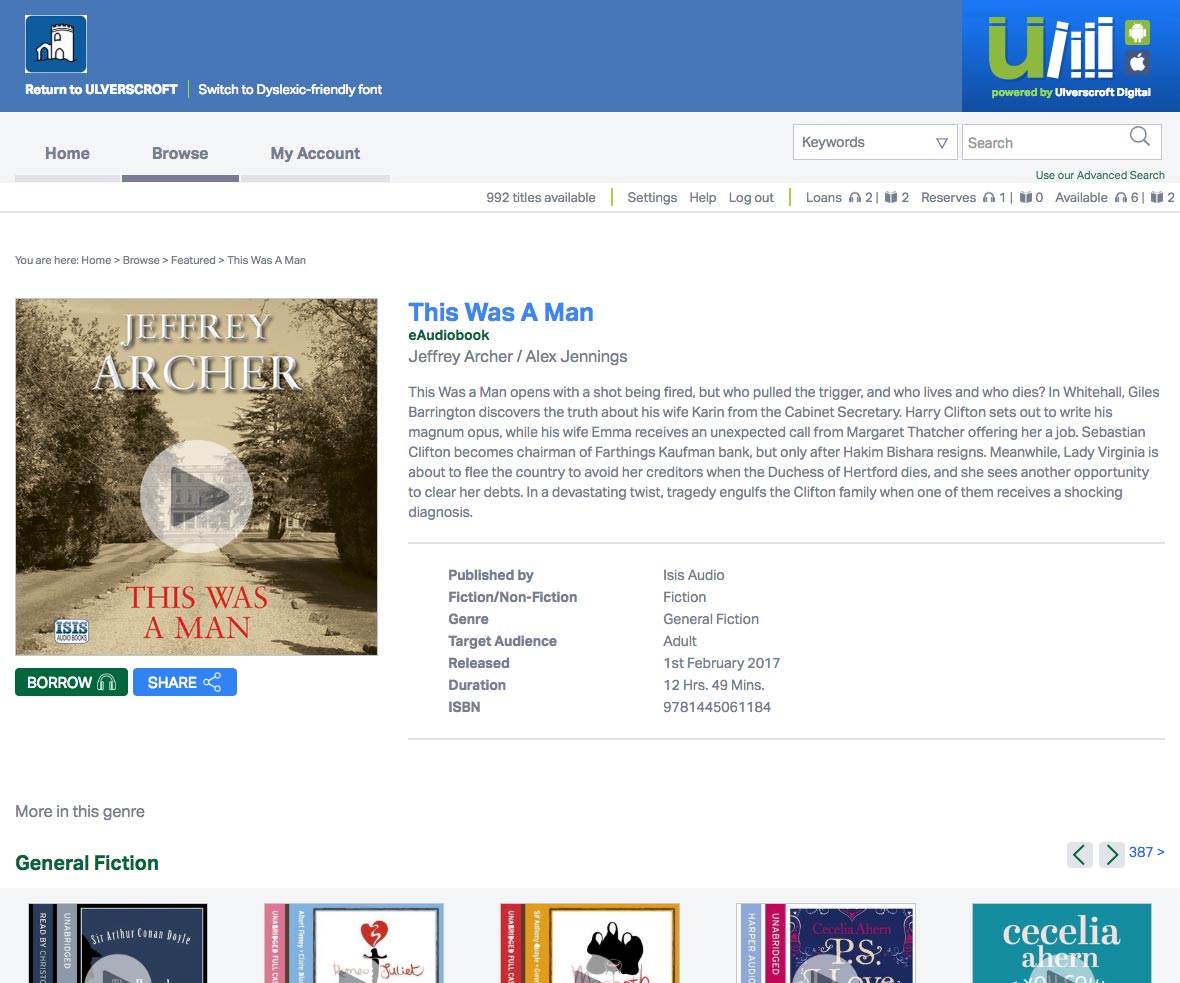 Using a web browser | uLIBRARY